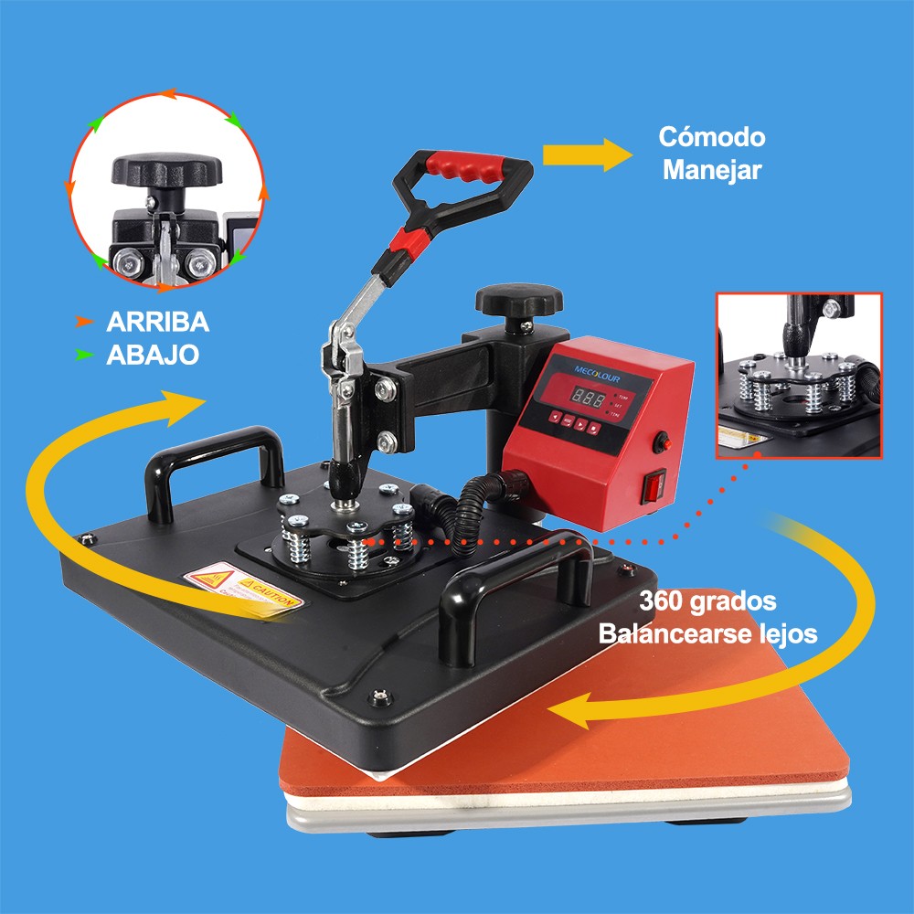 Sublimadora 8 En 1,12×15 Inch - Fábrica Mecolour